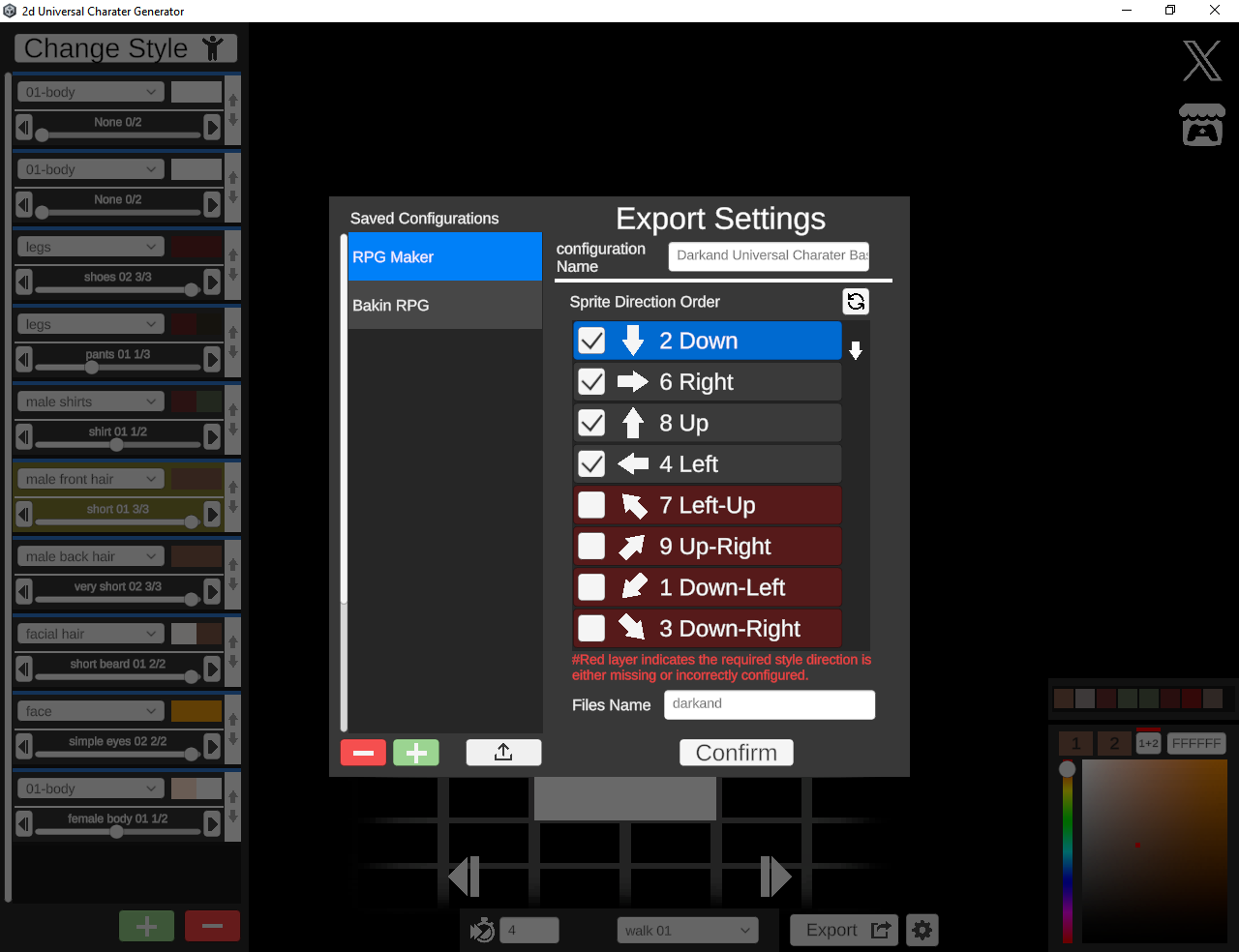 Universal 2d Charater Creator by Darkand Arts