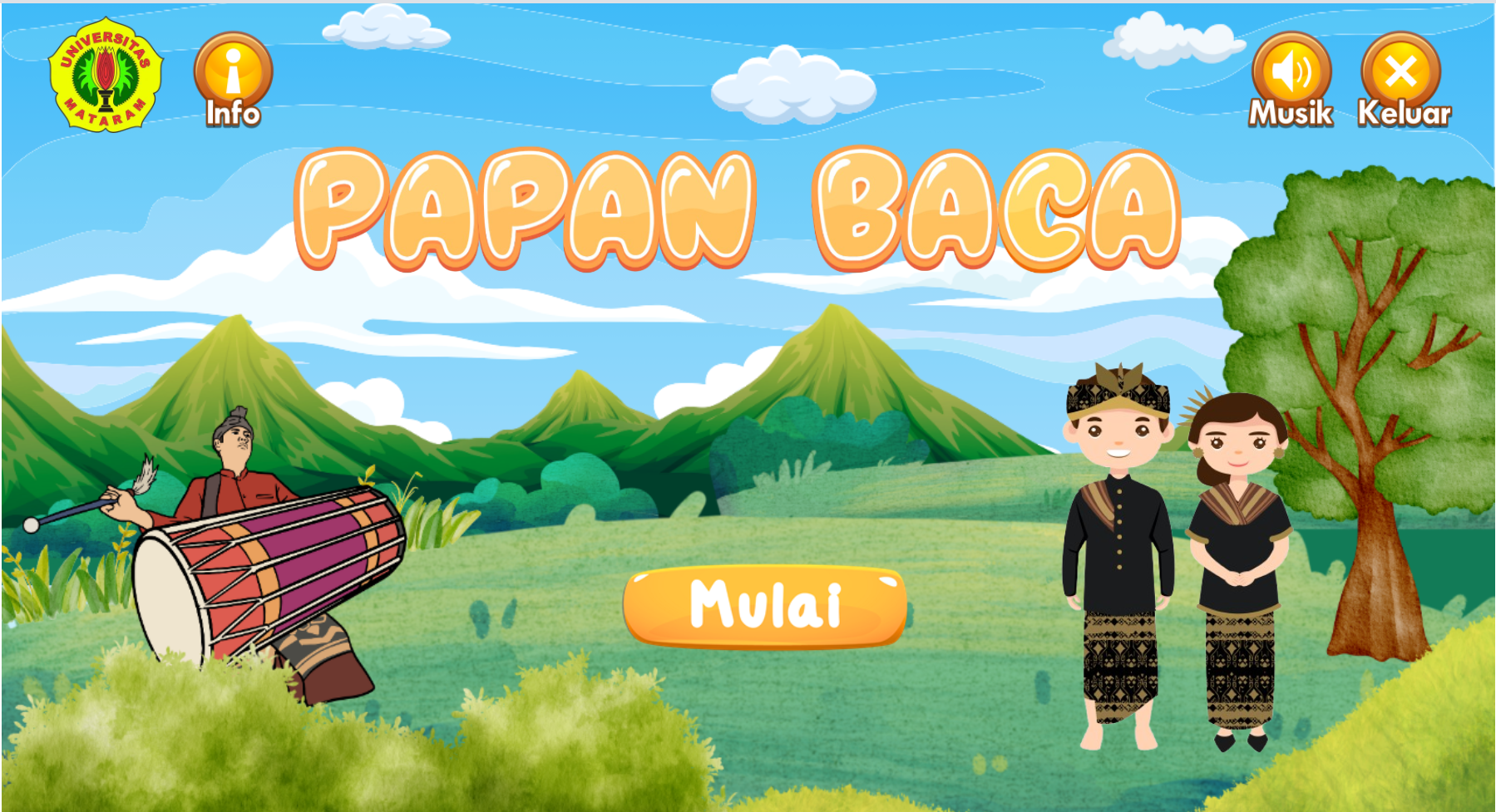 Papan Baca: Game Edukasi Belajar Membaca by Muna Iffat Nabilah