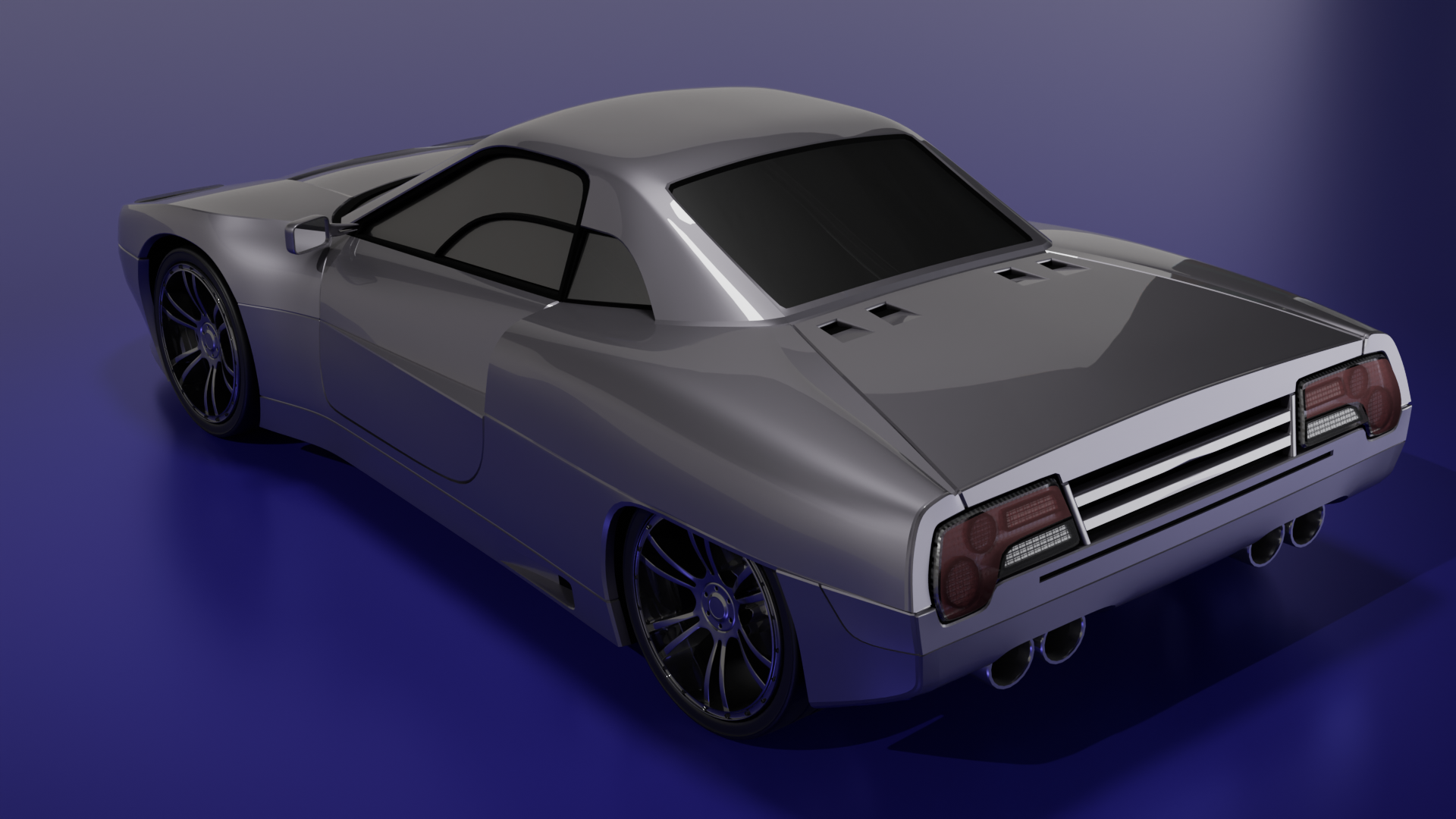 PS1 inspired race car #1 by 32bit_bailey