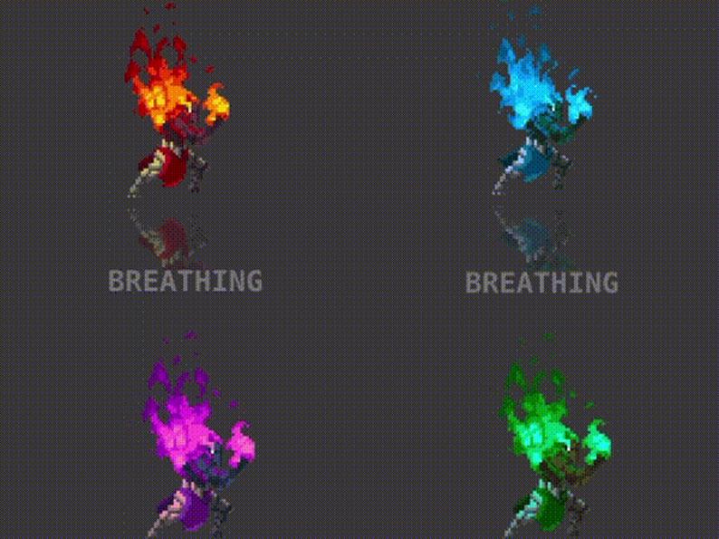 RPG Pixel Art Character - Firestarter by PixelDream