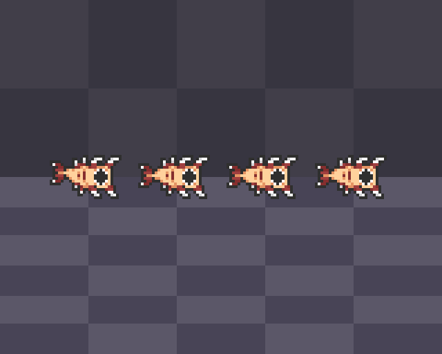 2D Pixel Art Sea Horror Sprites by Elthen's Pixel Art Shop