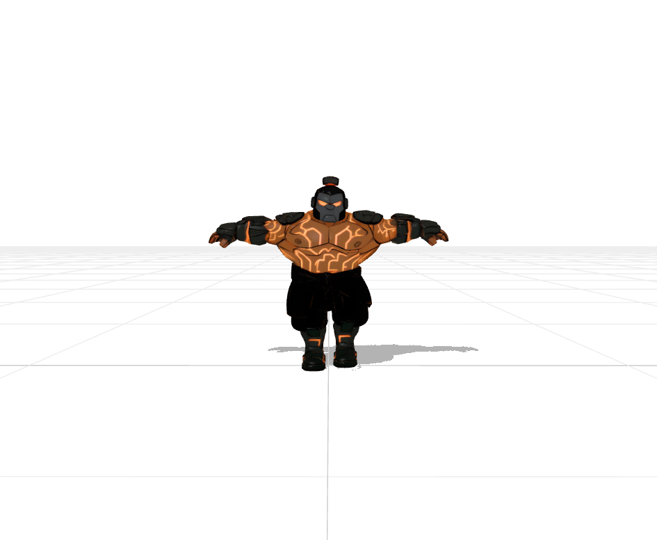 3D Modern Neo-Sumo Enforcer Character Rigged Pack – 3D Model with Walk ...