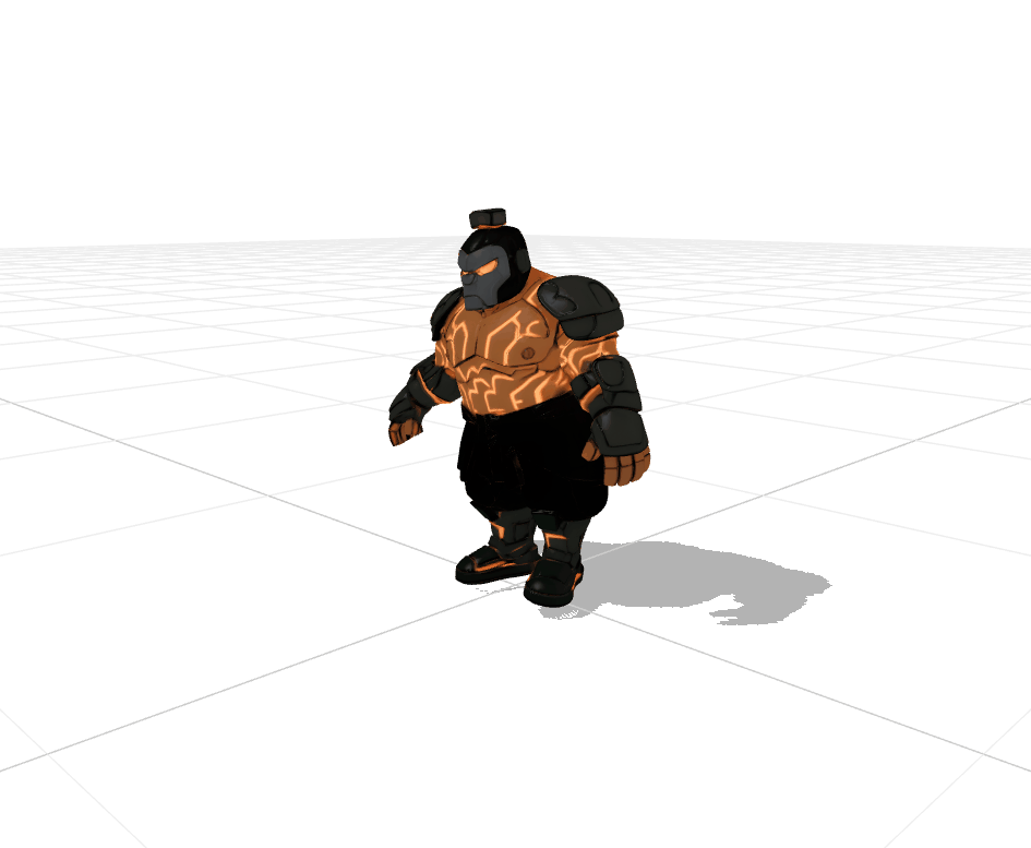 3D Modern Neo-Sumo Enforcer Character Rigged Pack – 3D Model with Walk ...