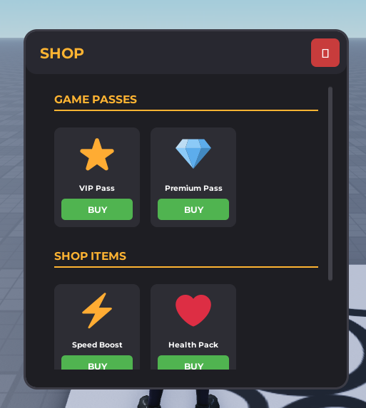 Roblox UI Mega Pack – Shop, Settings, Leaderboard, Notifications (Plug ...