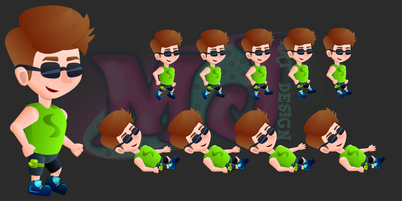 2D Game Character by MarwaMJ