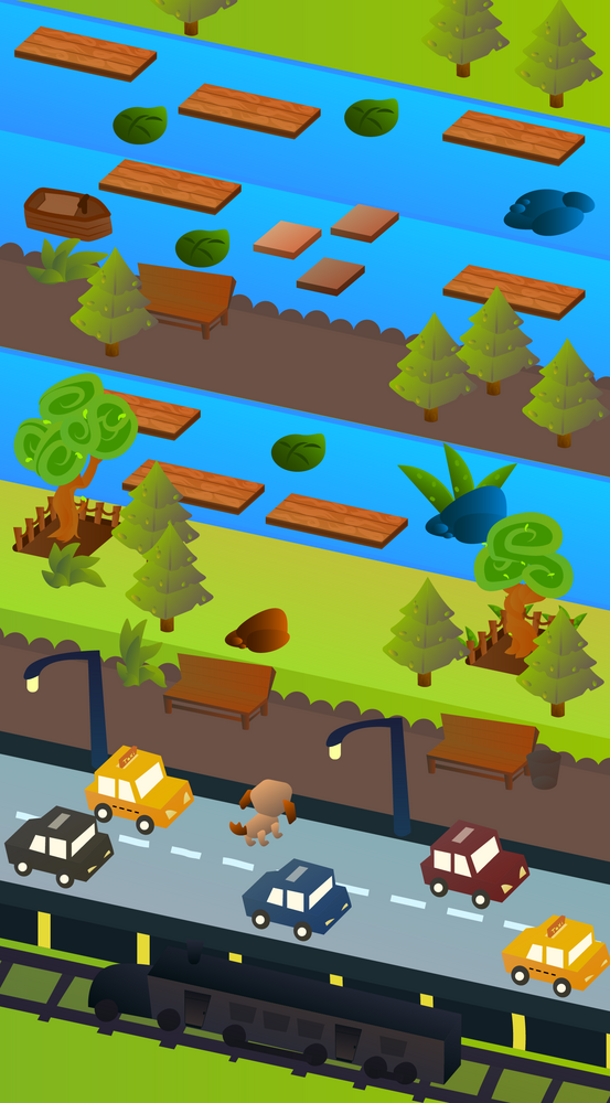 CROSS THE ROAD 2D GAME KIT by MarwaMJ