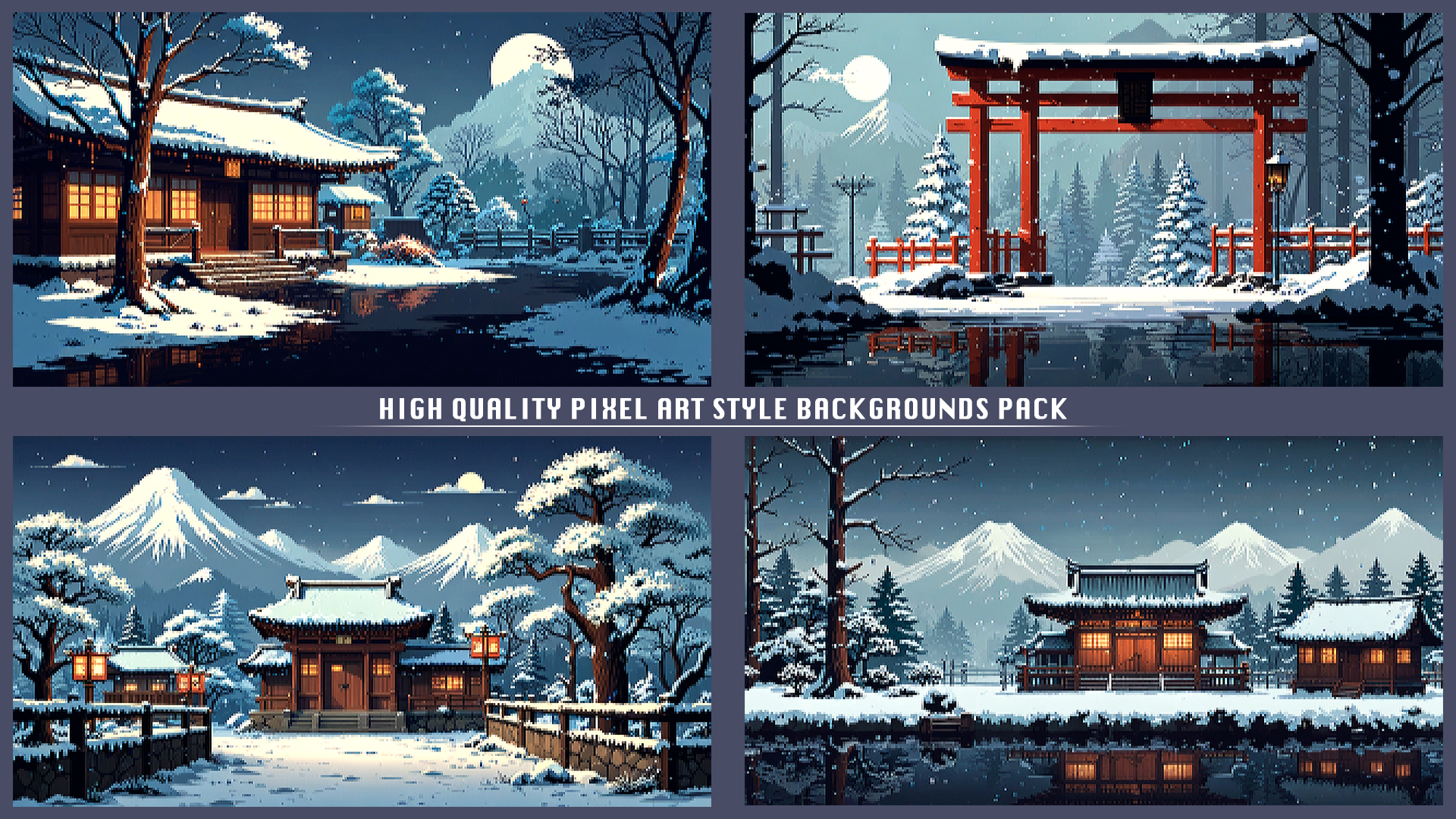 160 Japan Pixel Art Backgrounds By Pixelhunt
