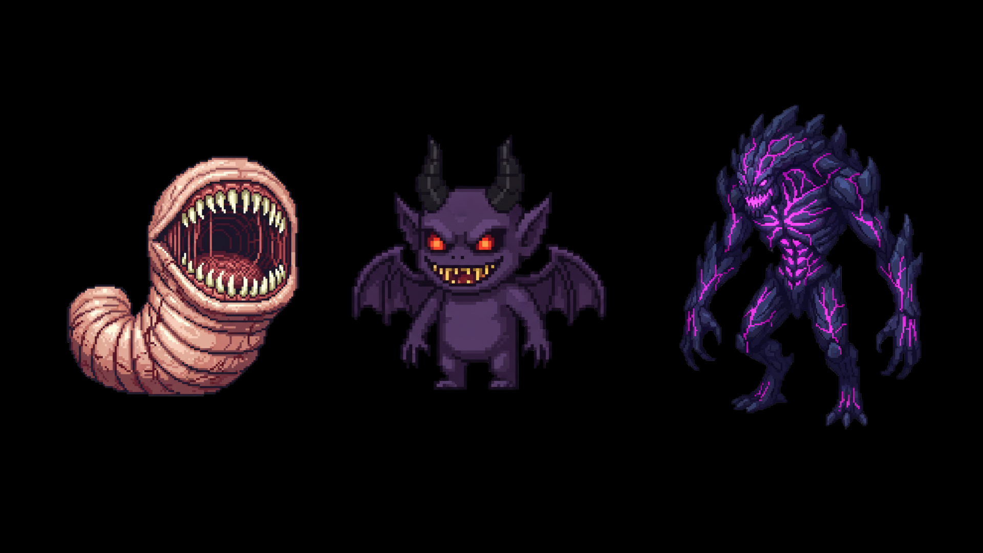 Behind the Scenes: Crafting 22 Pixel Horror Monsters - PIXEL HORROR ...
