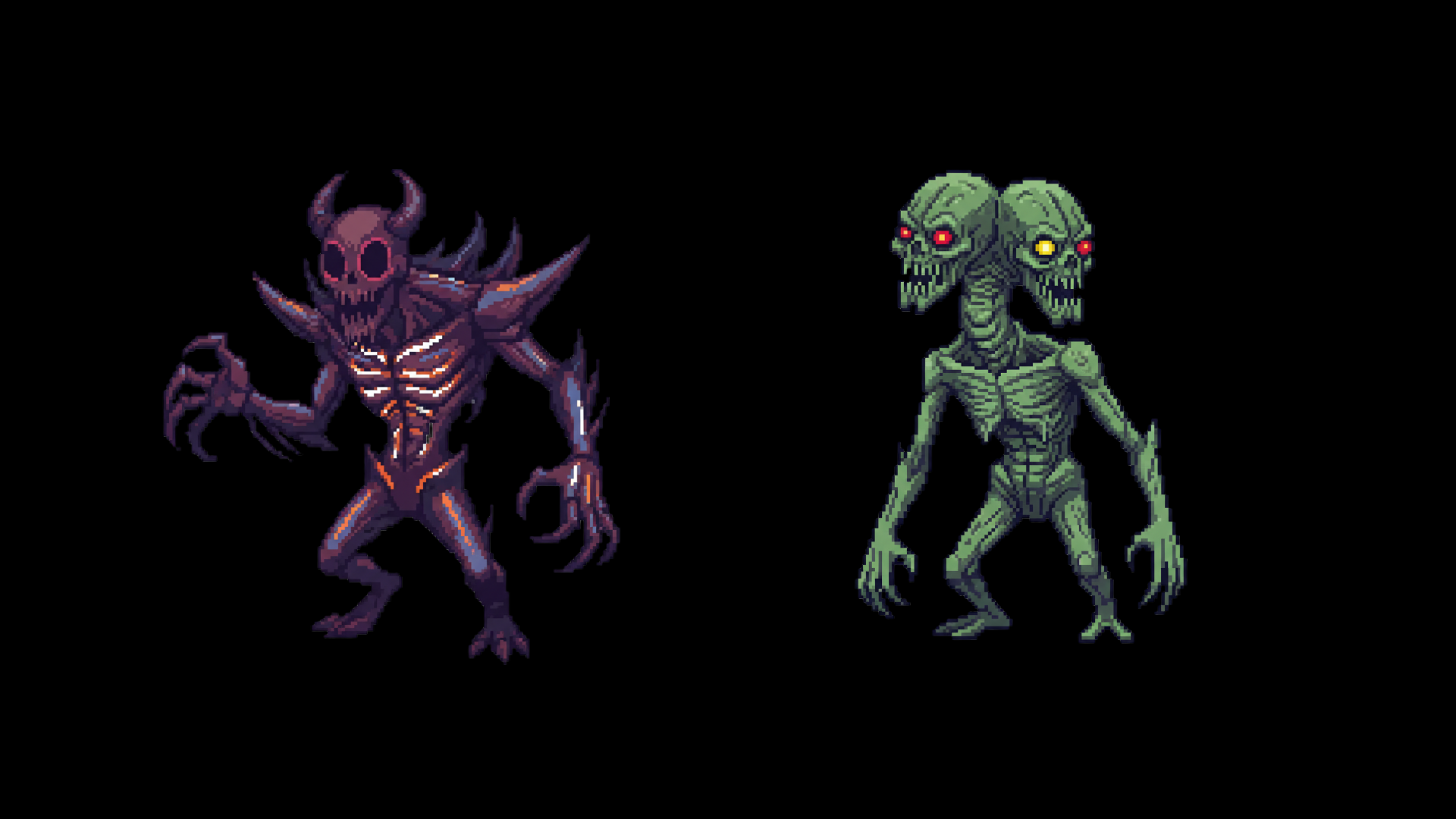 Behind the Scenes: Crafting 22 Pixel Horror Monsters - PIXEL HORROR ...