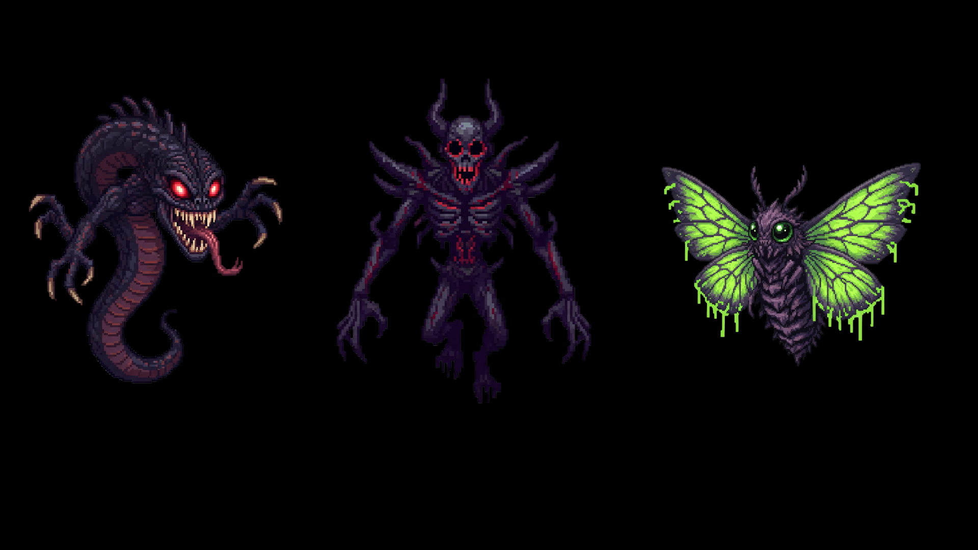 Behind the Scenes: Crafting 22 Pixel Horror Monsters - PIXEL HORROR ...