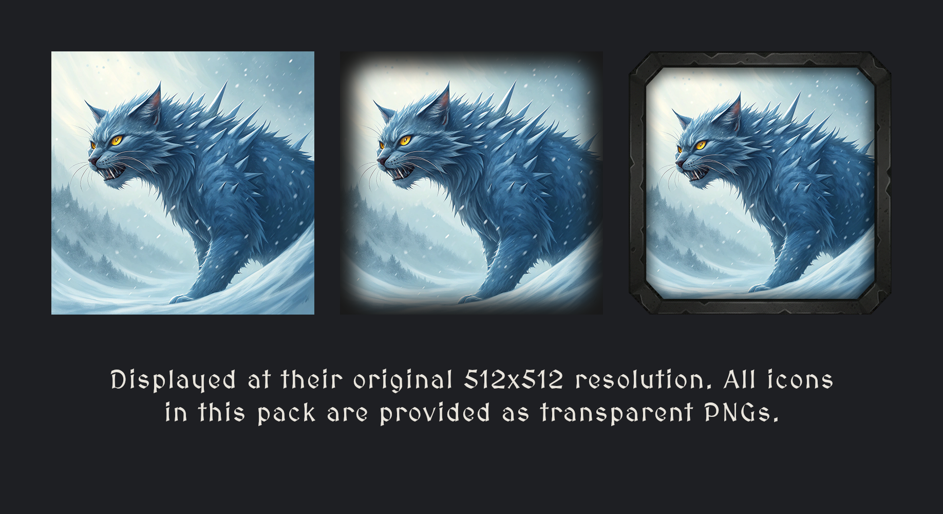 ️ Released: 40 Ice & Frost Spells in 3 Variations! 120 PNGs - 40 Spell ...