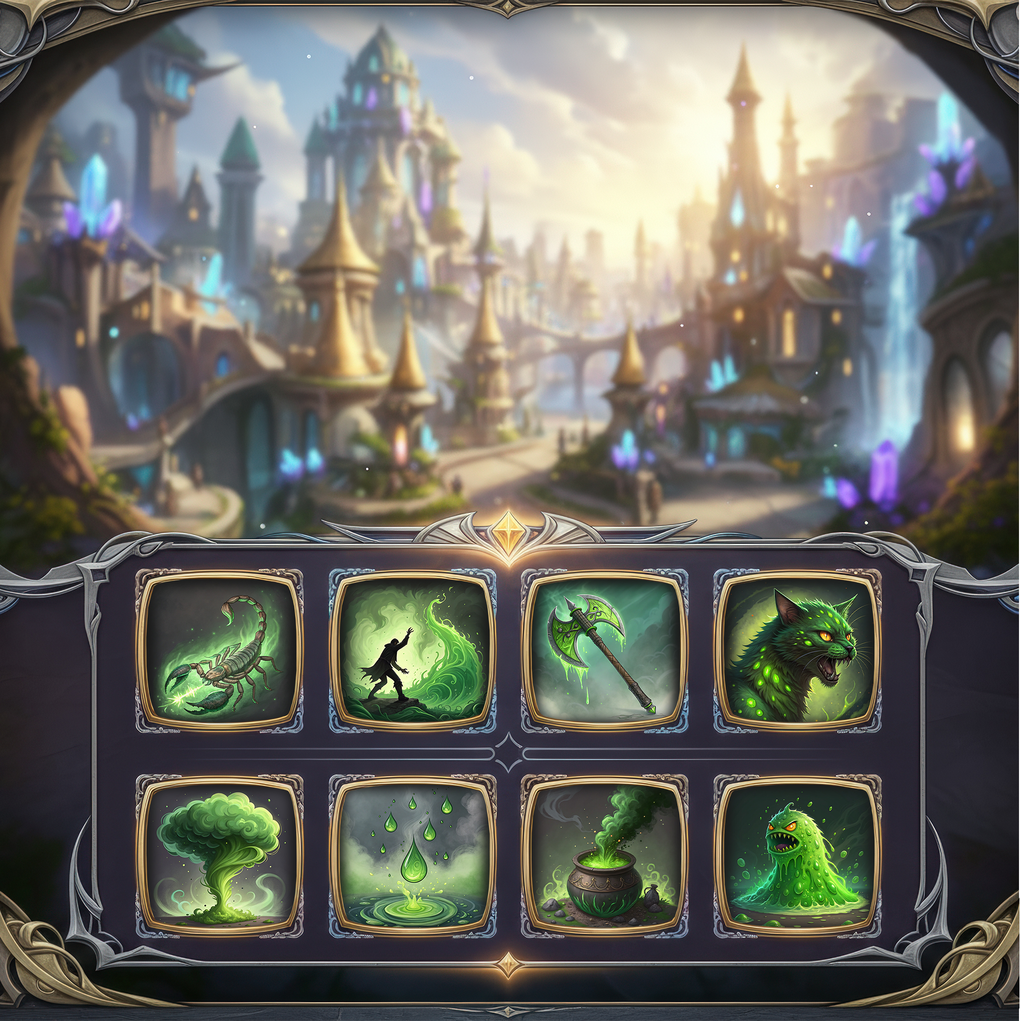 💚 Released: 40 Toxic Spells in 3 Variations (Acid & Poison) - 40 Spell ...