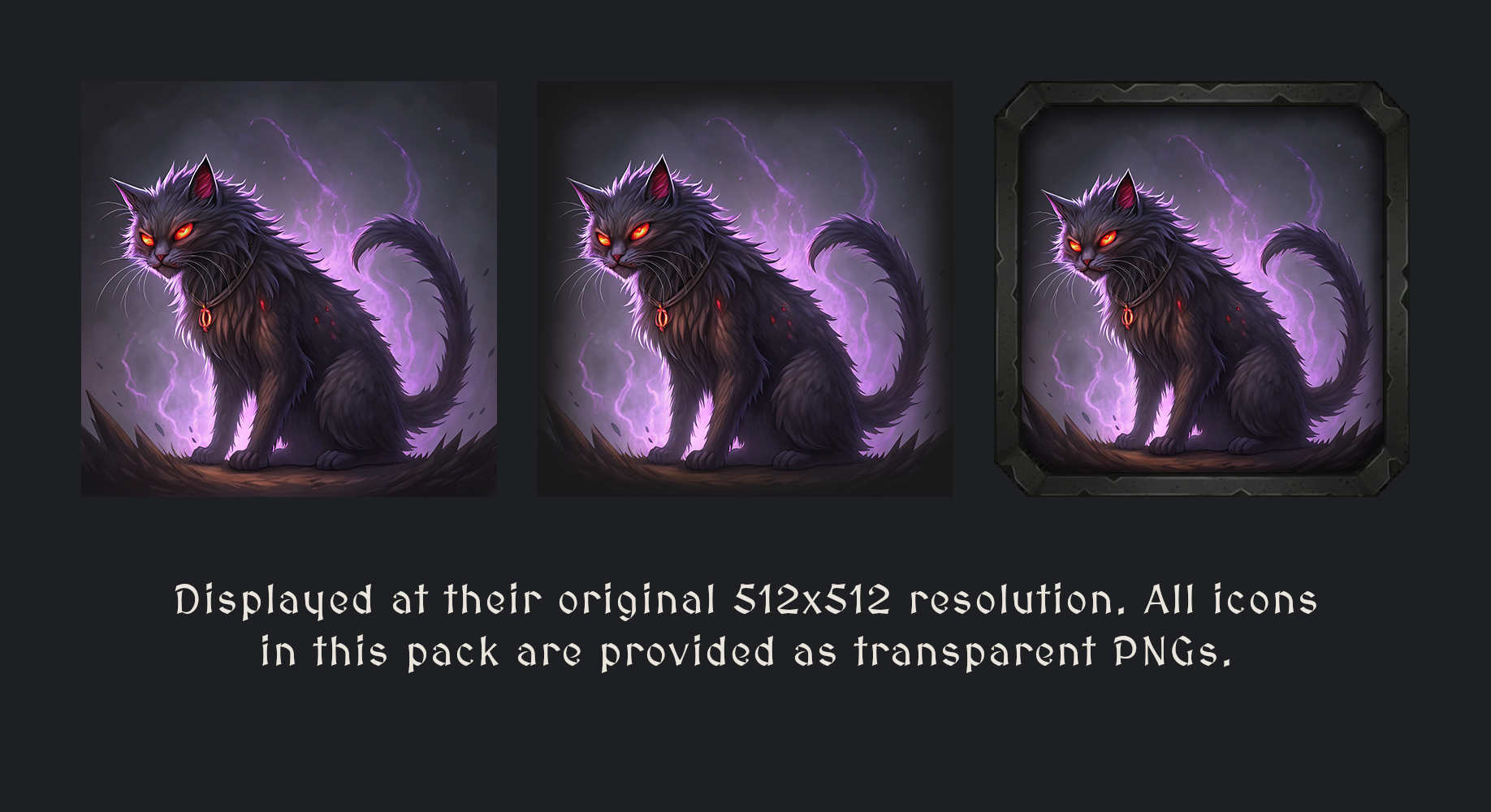 40 Spell Icons(Cursed) // Fantasy Style // PNG 512x512 by The Higalina ...