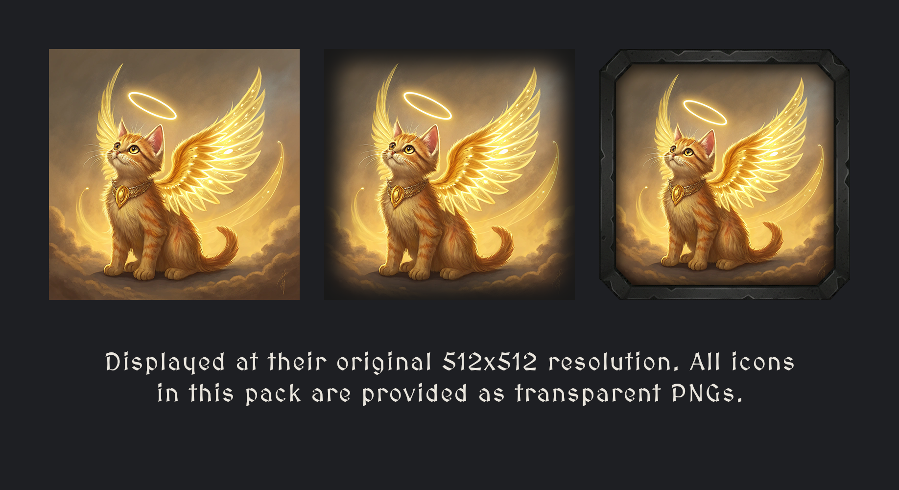 💛 Released: 40 Divine Spells in 3 Variations! (Heal & Holy) 120 PNGs ...