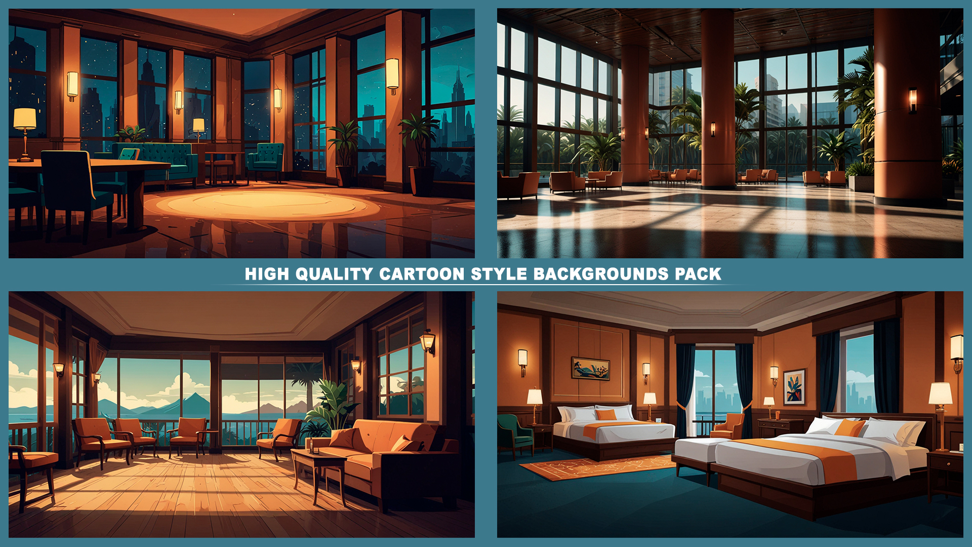 120+ HOTEL BACKGROUNDS by PIXELHUNT