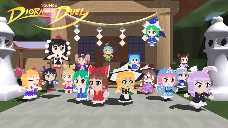Touhou Diorama Duel by Jennifer Raye