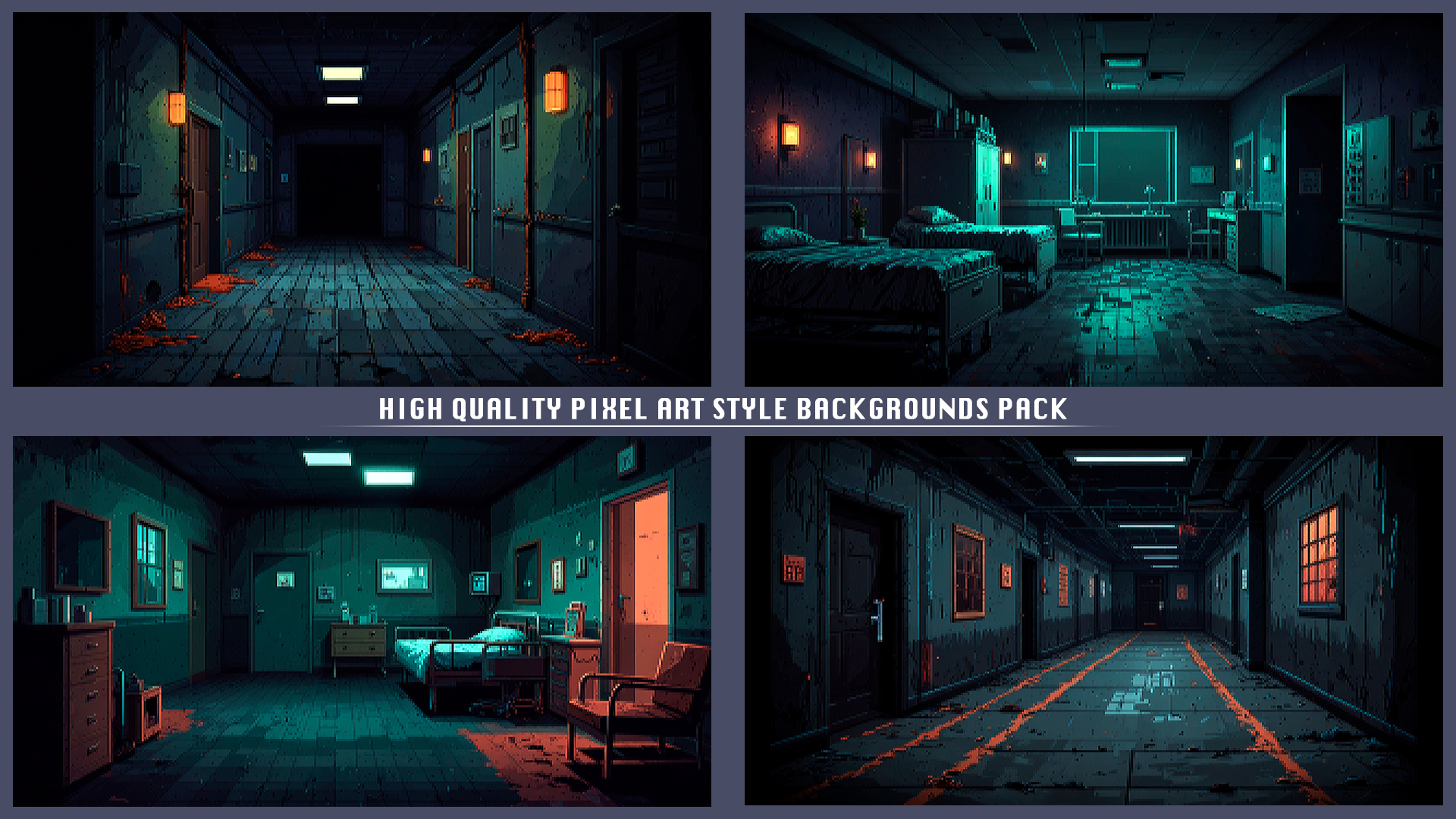 165+ MYSTIC PIXEL ART BACKGROUNDS by PIXELHUNT