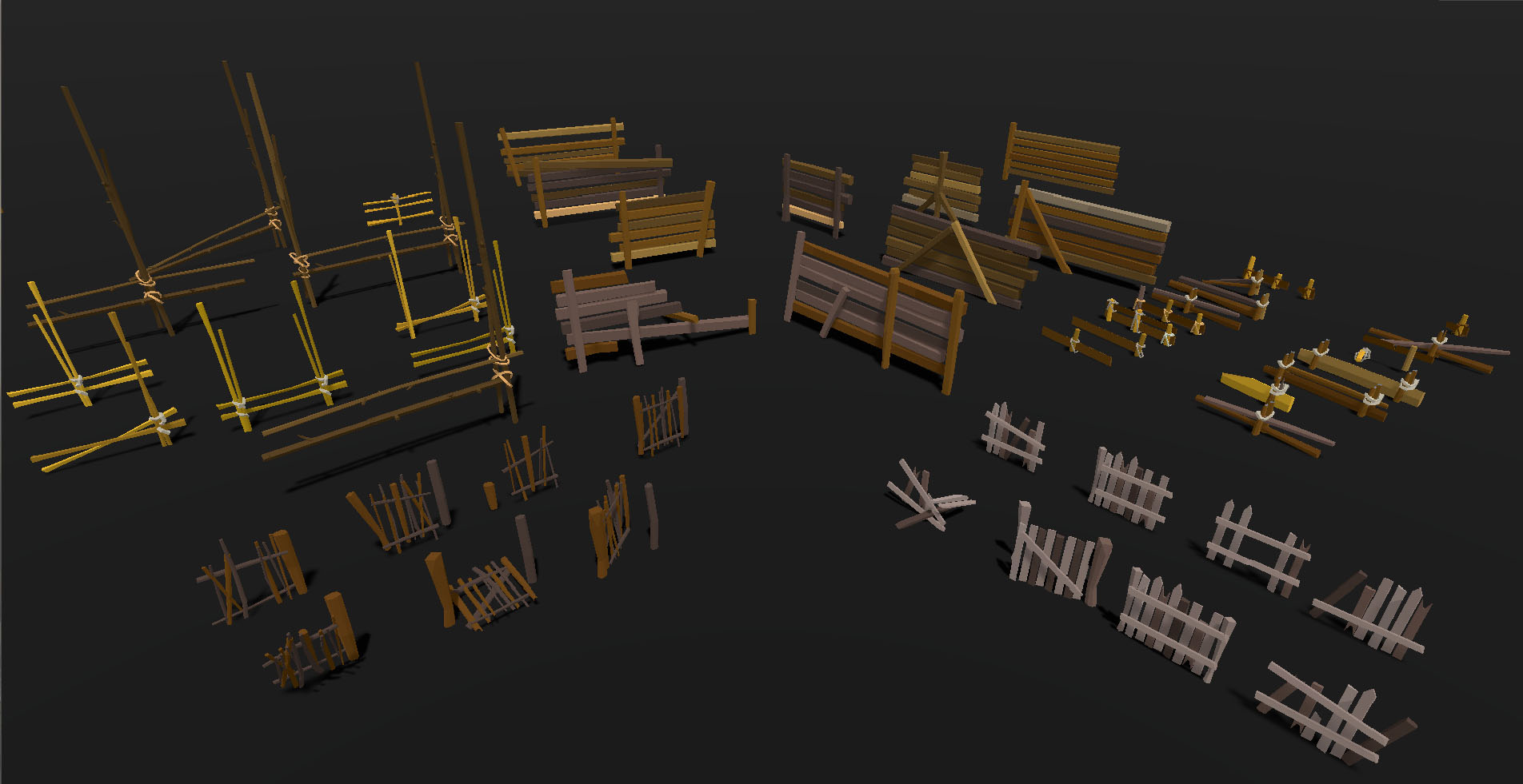 Devlog – 3D Fences Pack v1.1 (itch.io premiere) - Roadside Tales Fences ...