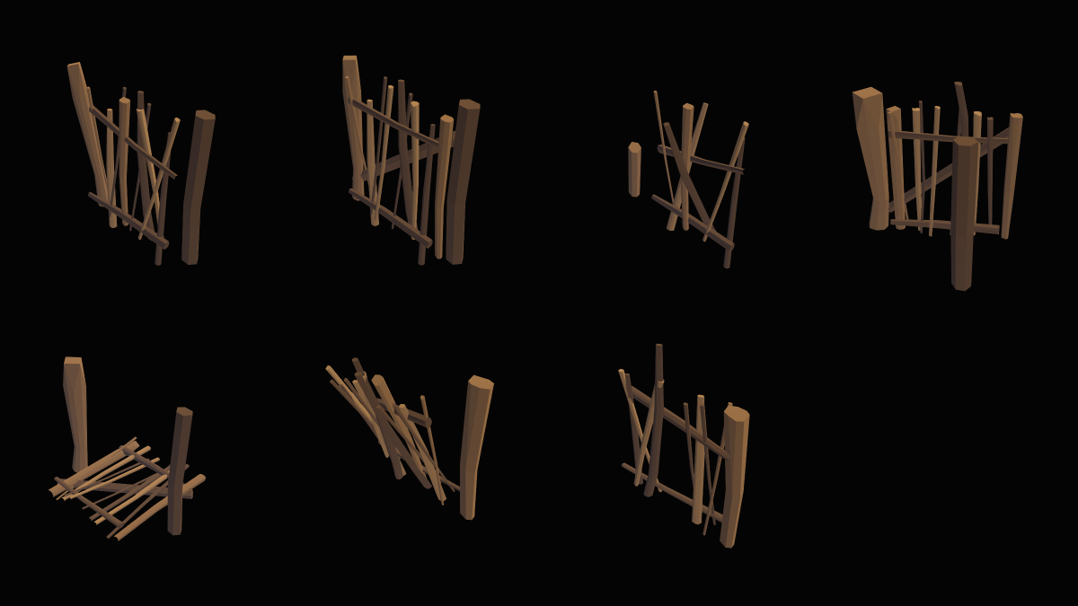Devlog – 3D Fences Pack v1.1 (itch.io premiere) - Roadside Tales Fences ...