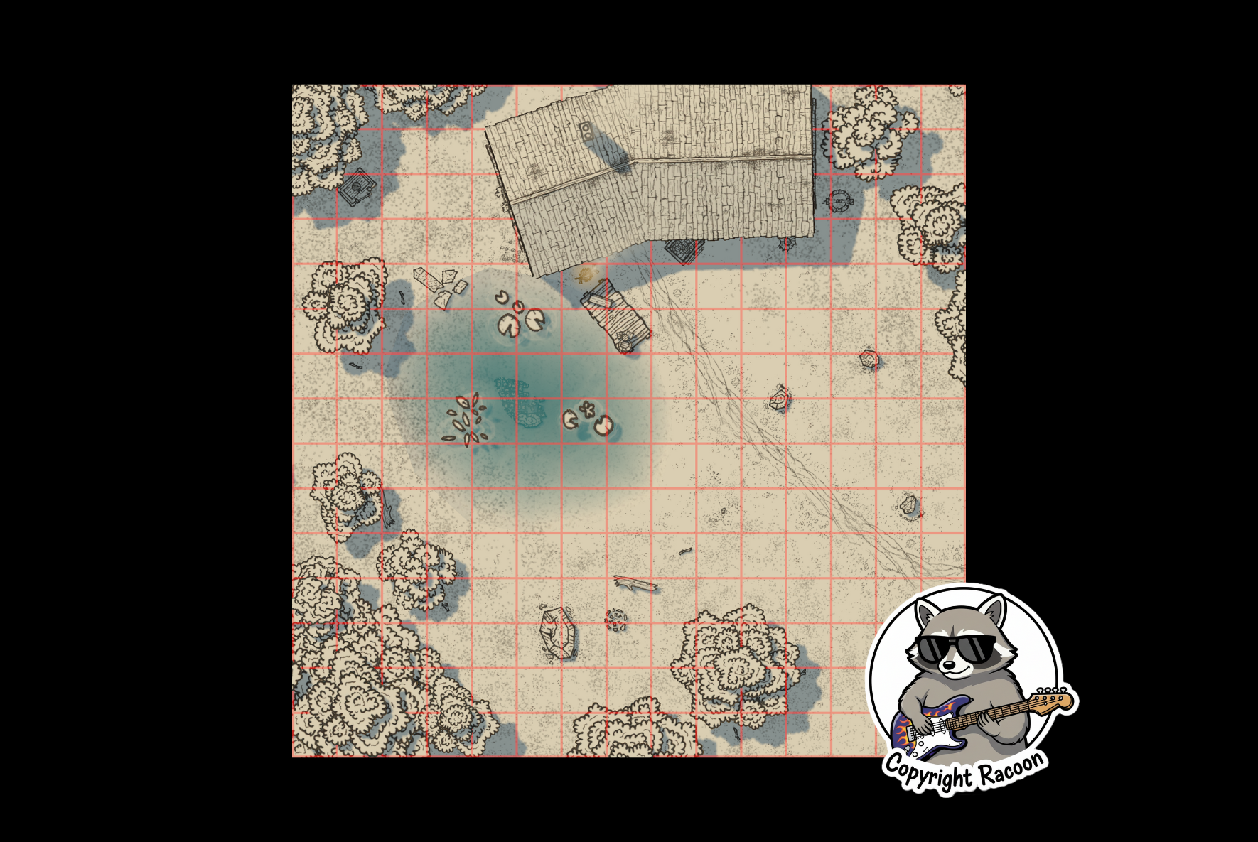 FREE Forest locations Battlemap Pack: 4 Locations - 20 VTT Maps by ...