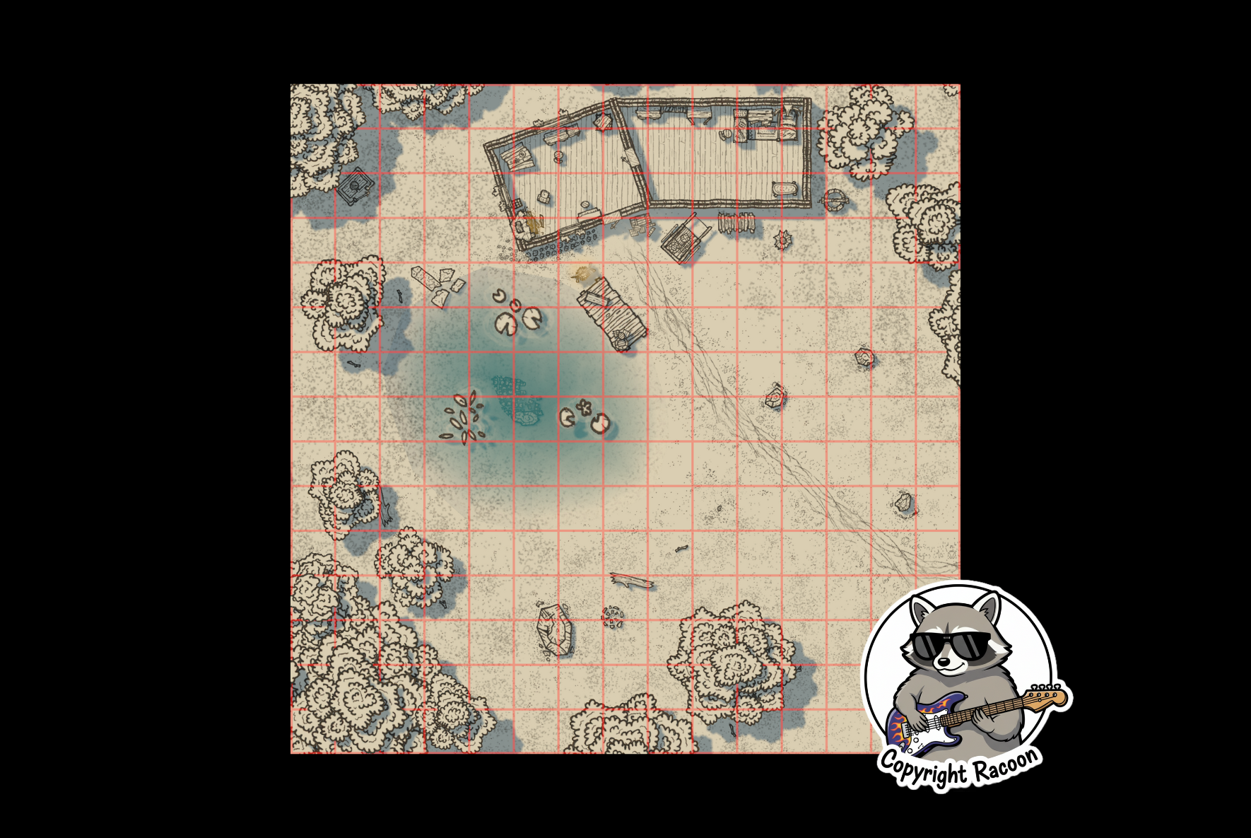 FREE Forest locations Battlemap Pack: 4 Locations - 20 VTT Maps by ...