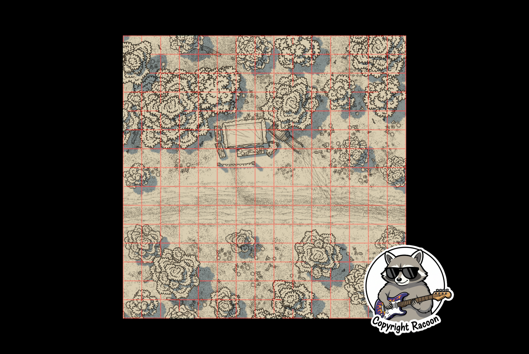 FREE Forest locations Battlemap Pack: 4 Locations - 20 VTT Maps by ...