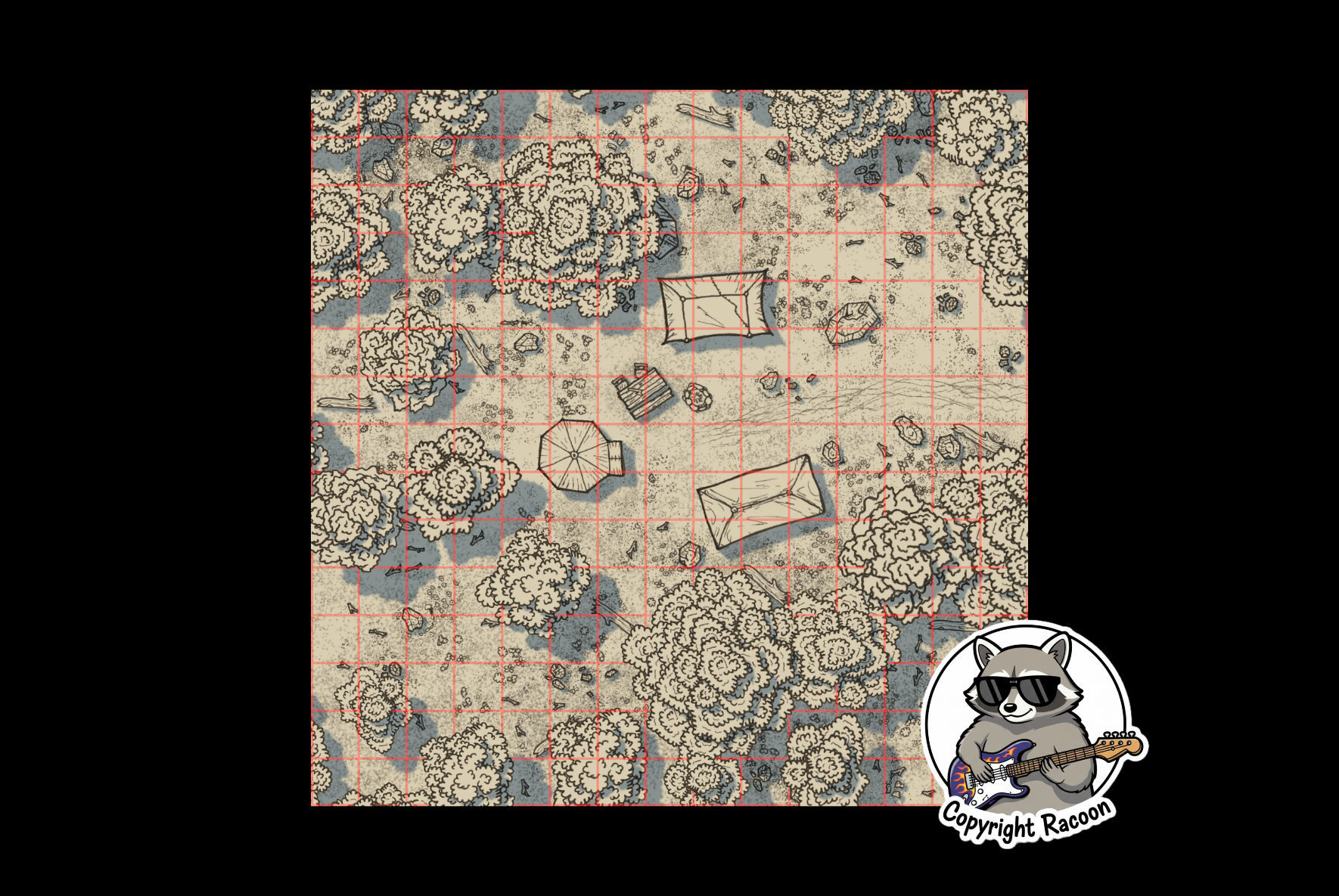 FREE Forest locations Battlemap Pack: 4 Locations - 20 VTT Maps by ...