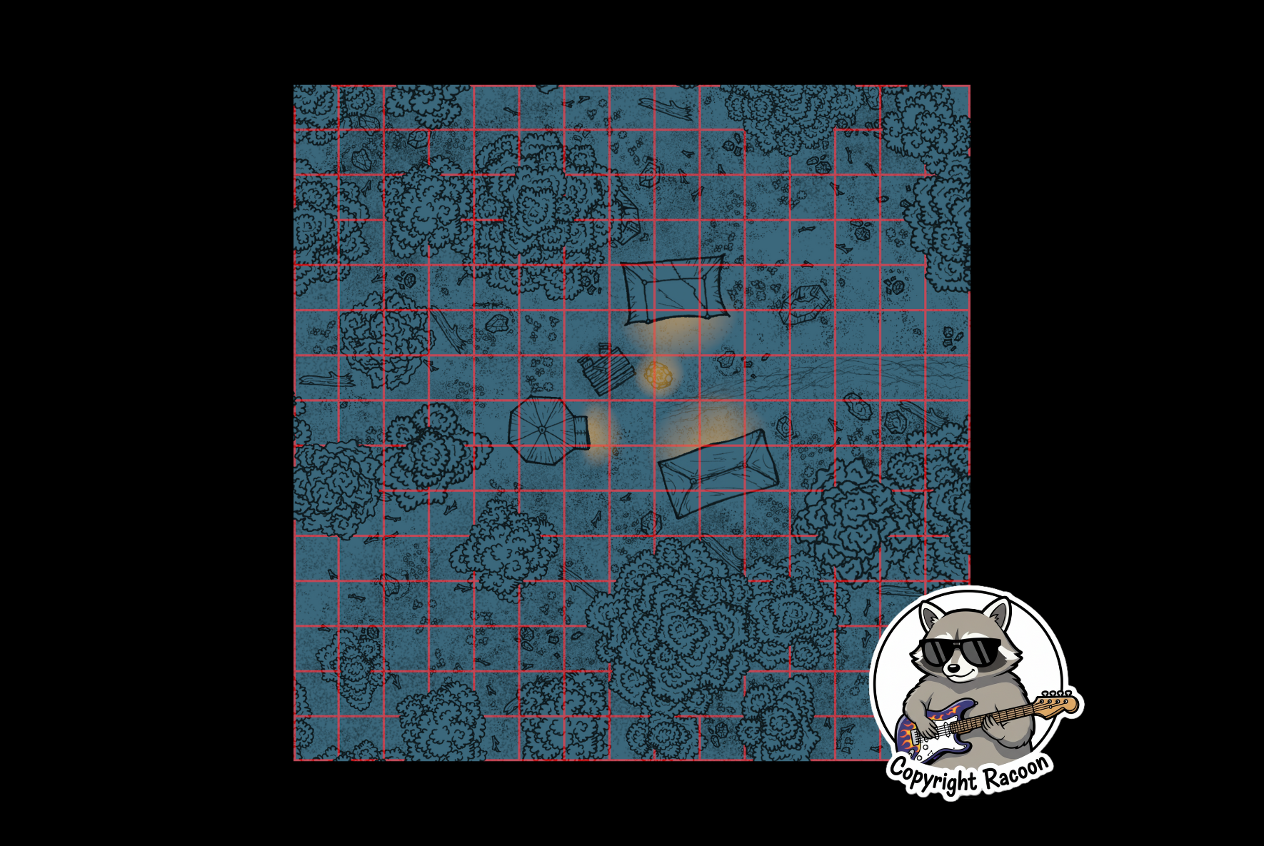 FREE Forest locations Battlemap Pack: 4 Locations - 20 VTT Maps by ...