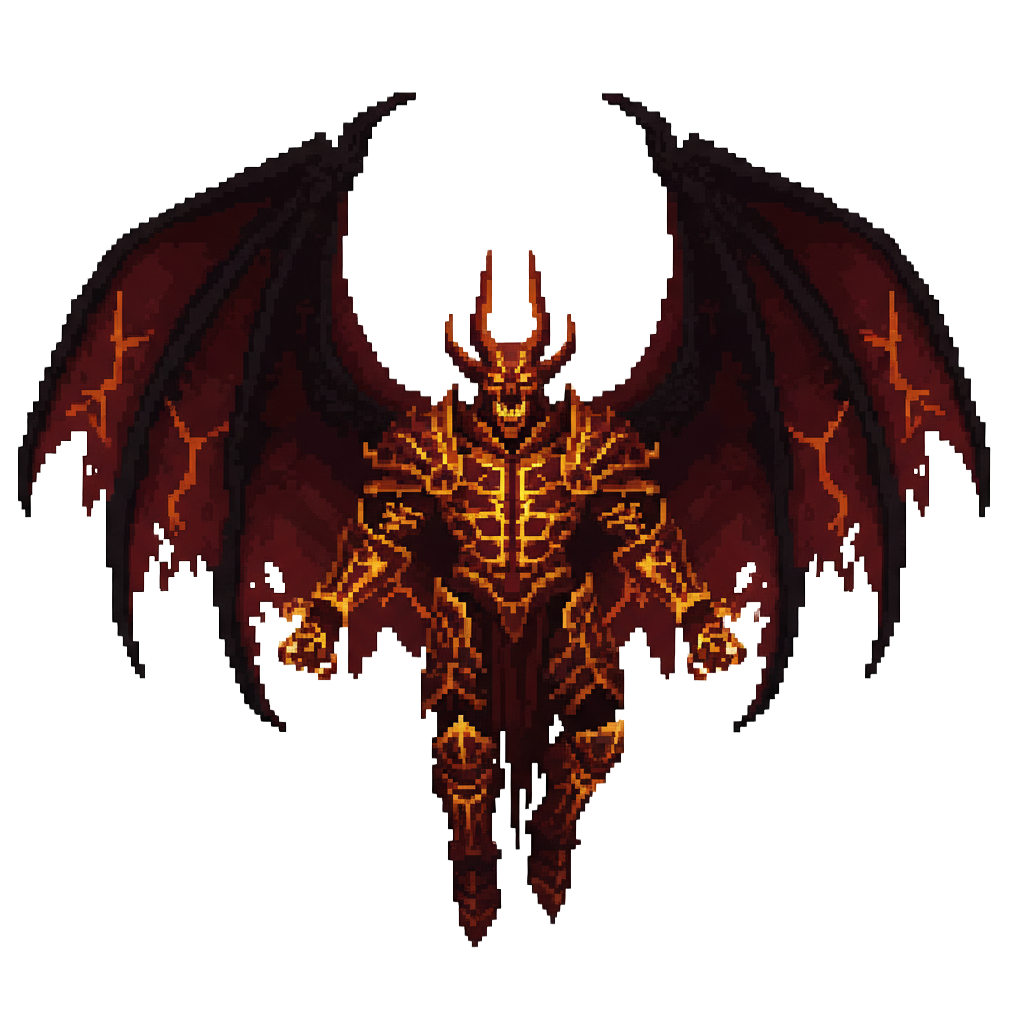 Infernal Pixel Boss Pack – 4 Demonic Bosses for Horror & Dark Fantasy ...