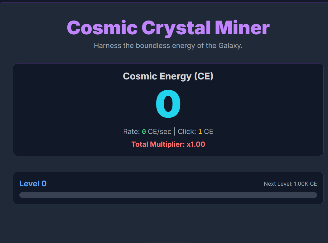 Cosmic Crystal Miner by mayonnaise010
