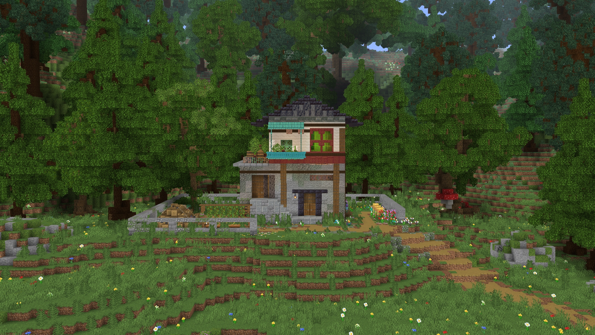 Minecraft Cabin House | World Download and Schematic by Avirgo