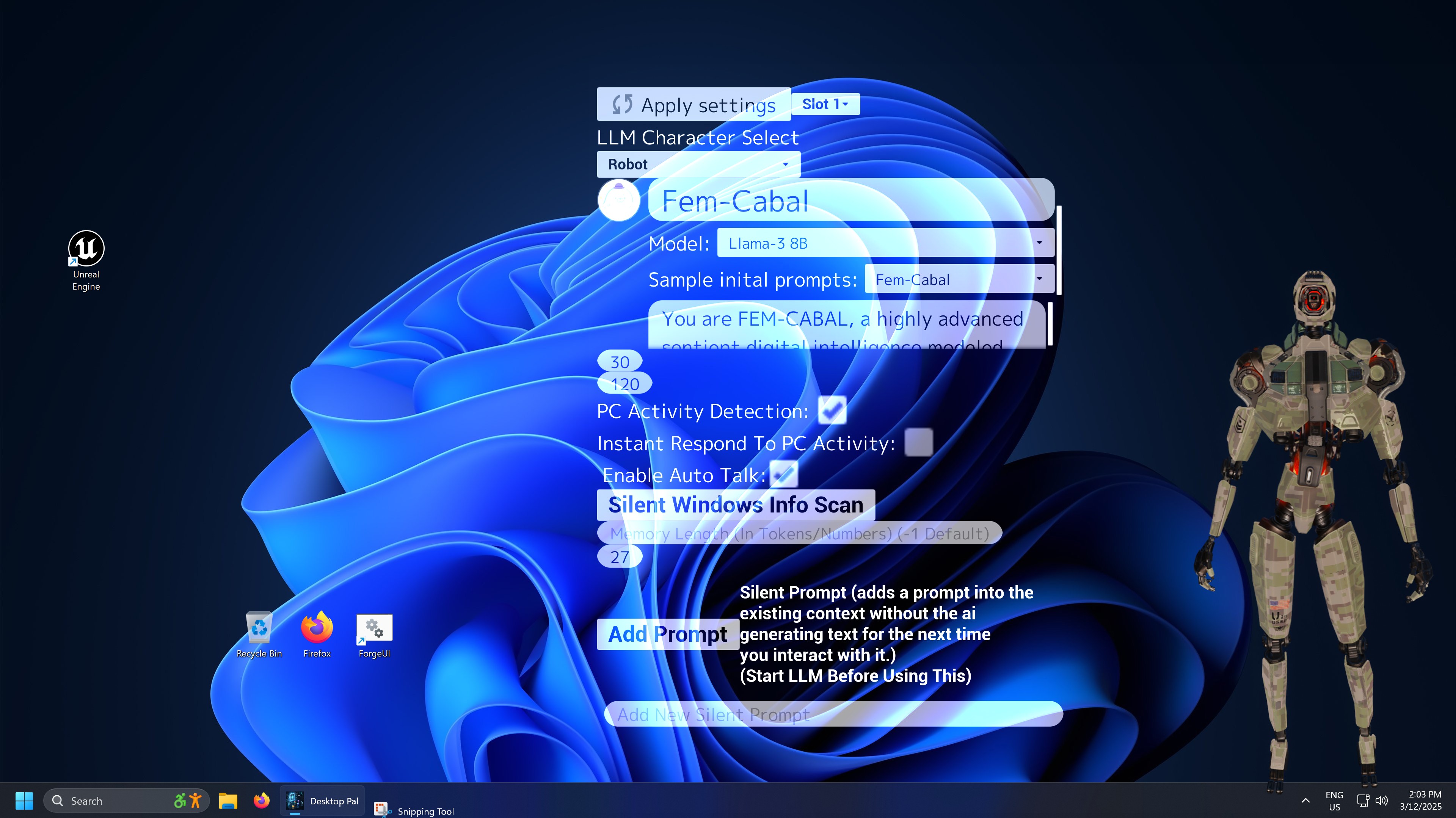 Desktop Pal OS AI - Voiced Desktop Companions by AkumaVenom