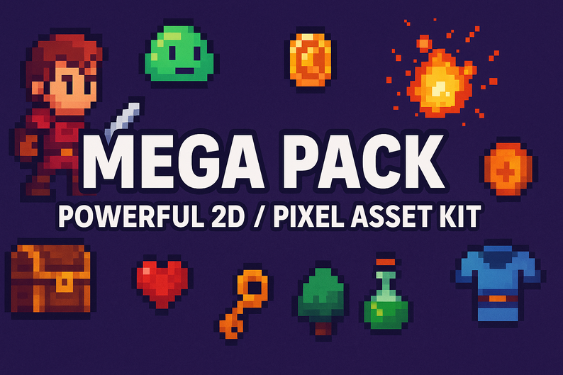 GAME ASSETS - 2D PACK by GAGGY MIGHT