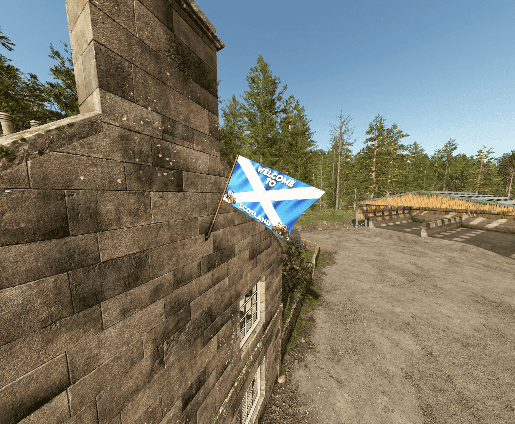 FS25 COUNTRY WALL FLAGS EDIT by SlothSquadGaming