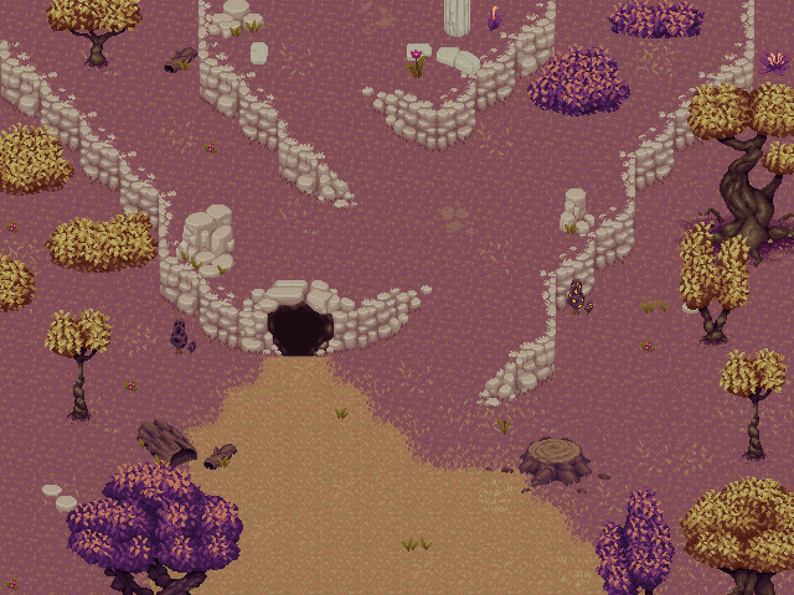 Arcane Grasslands and Forest Tiles 32x32 by grajo