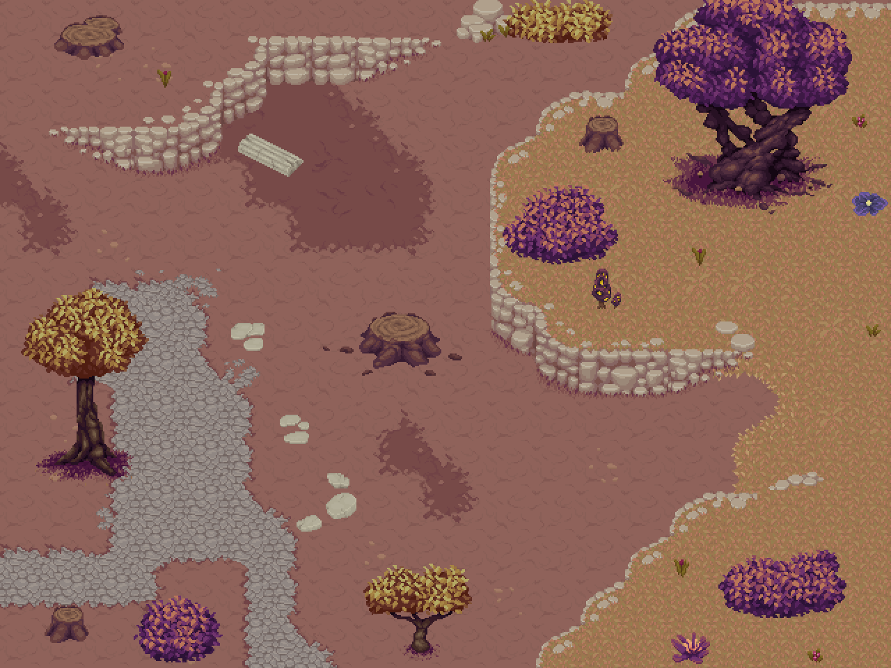 Arcane Grasslands and Forest Tiles 32x32 by grajo