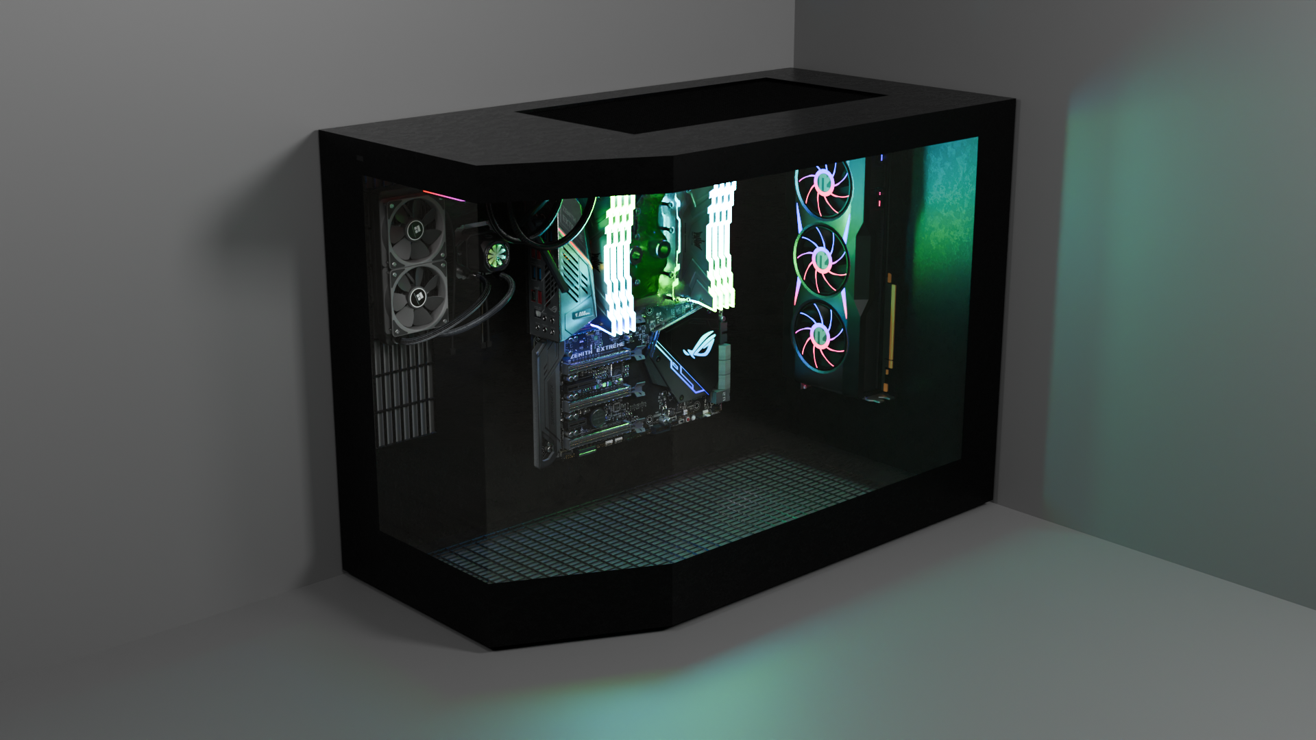Realistic detailed 3D PC model prop by Gemau Cymru