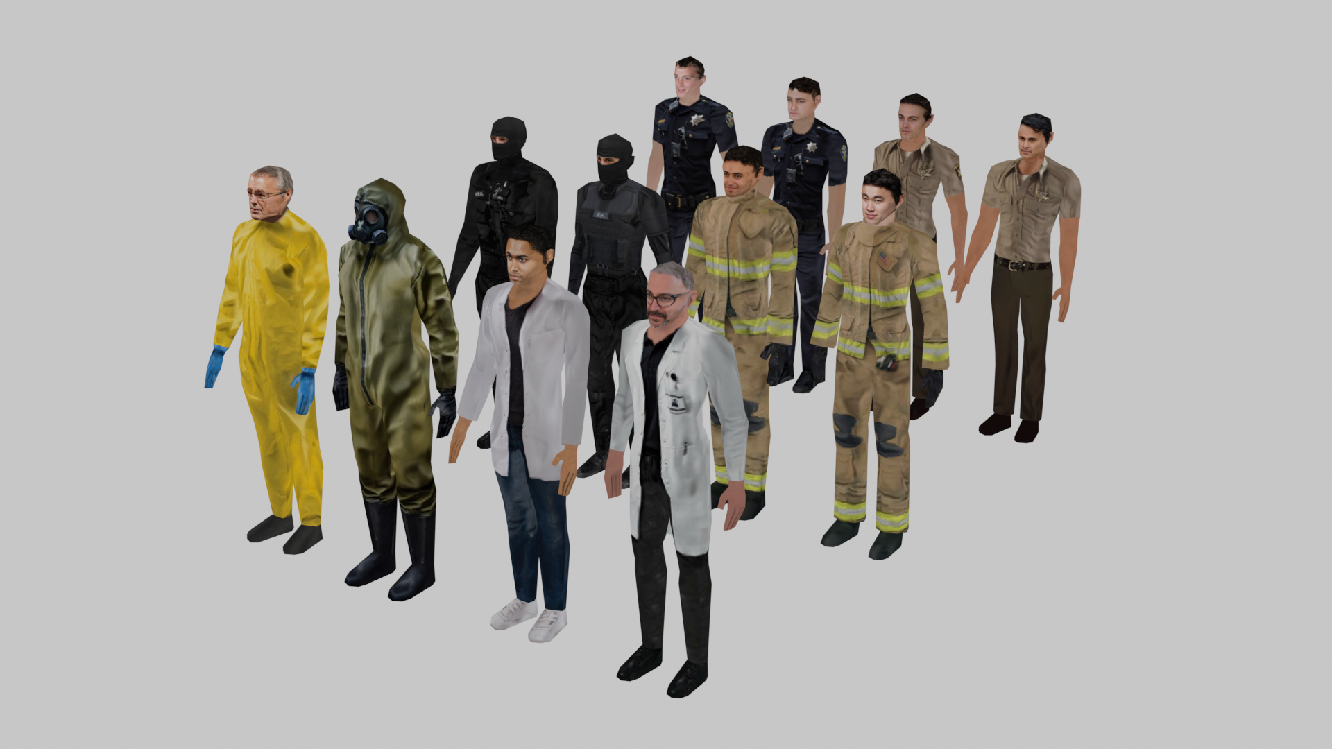 Characters PSX by Elbolilloduro