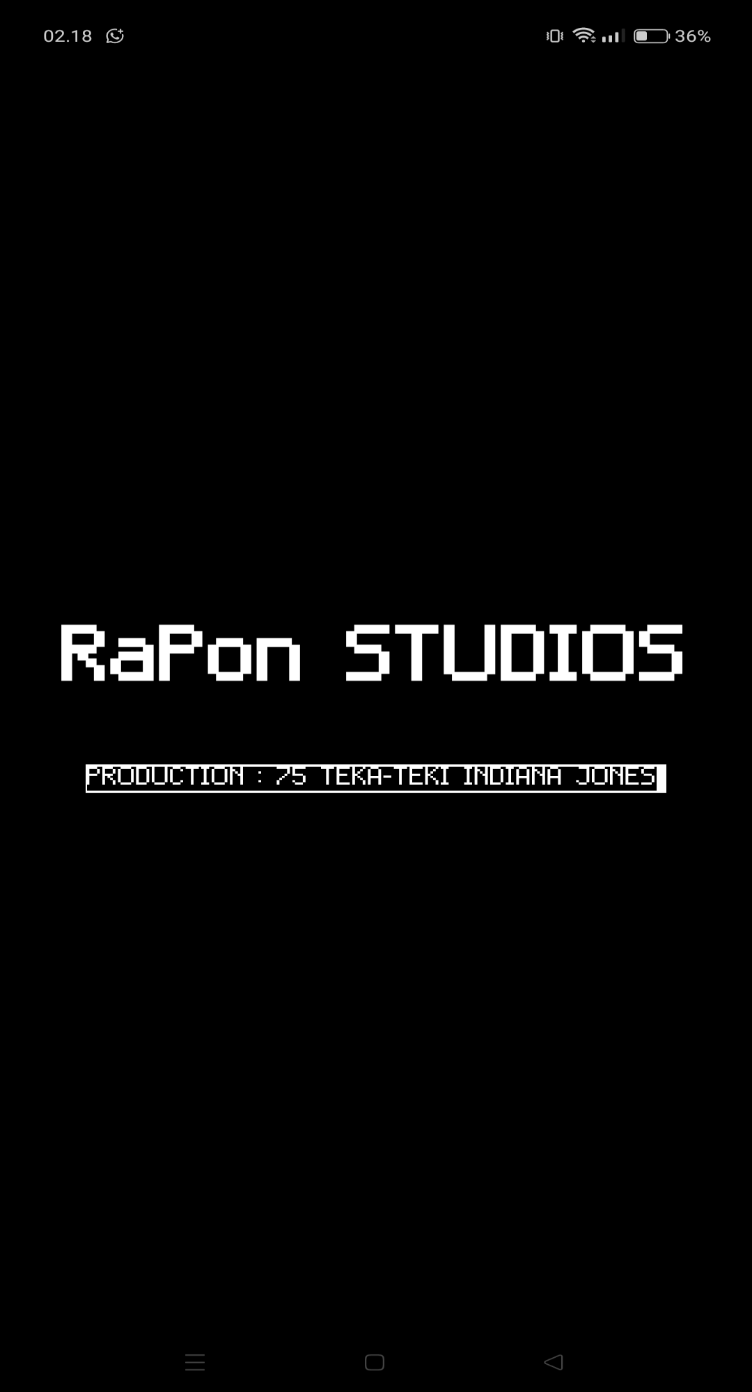 75 TEKA-TEKI INDIANA JONES Games by RaPon dra