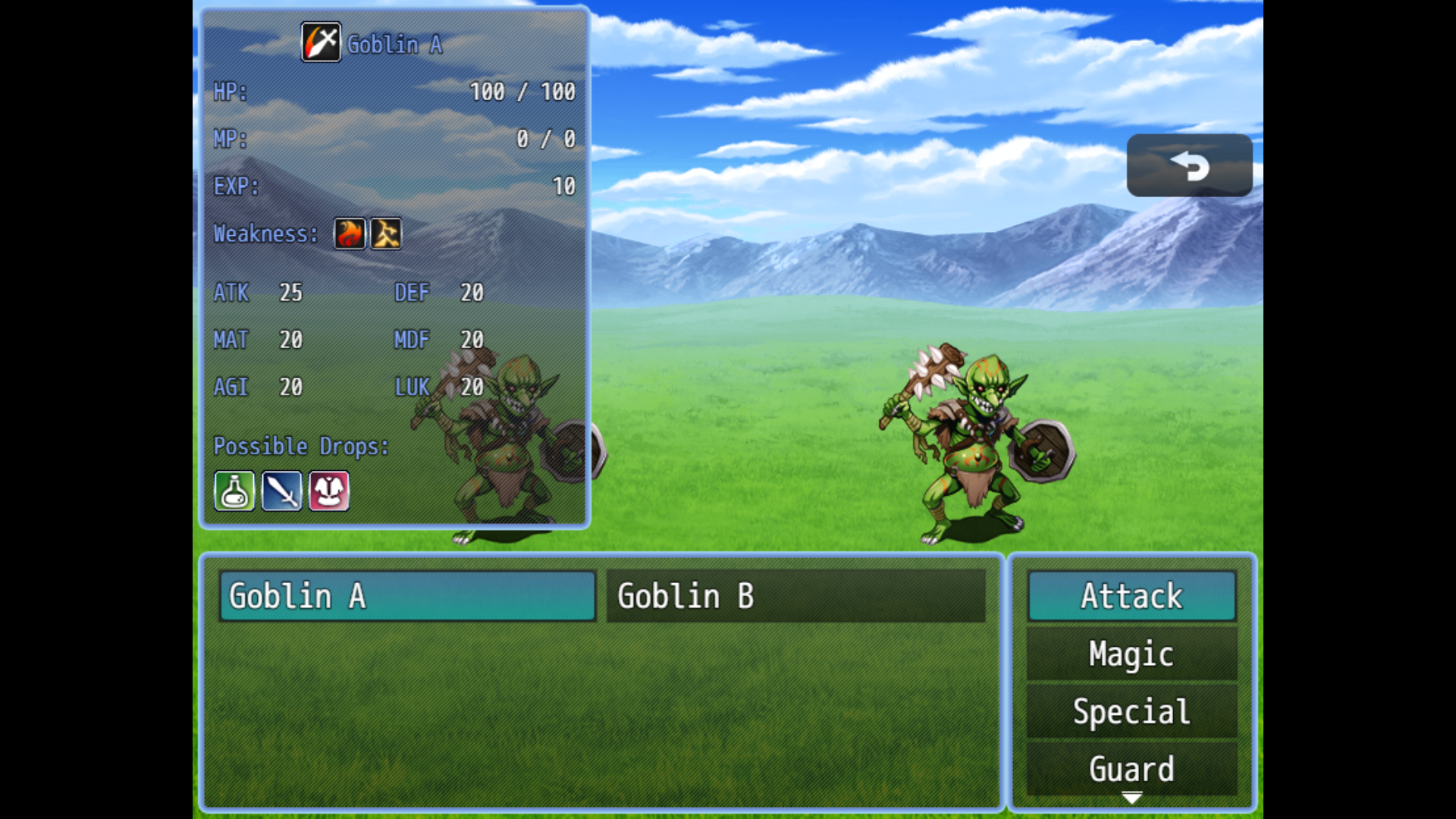 Kadajah's Battle Enemy Info for RPG Maker MZ by Kadajah