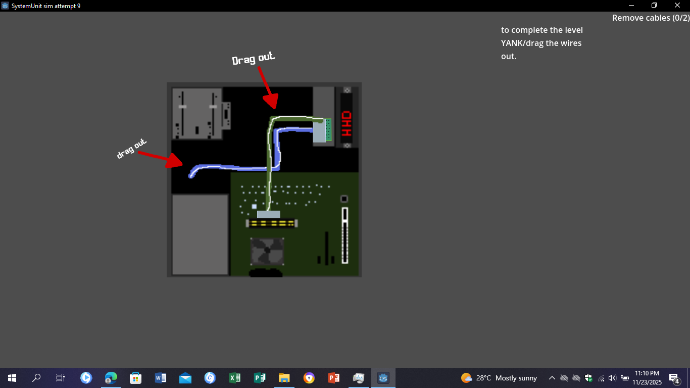 System Unit Simulator: A thesis project by NightOwlGameStudio