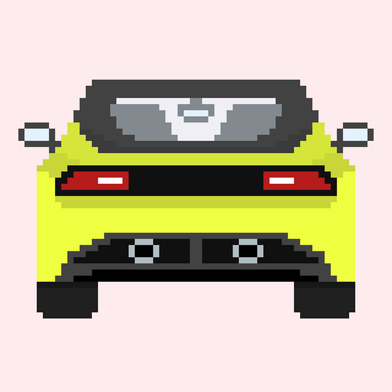 Modern JDM Pixel Sprites Cars #1 (3 cars) by Pay 'n' Sprite