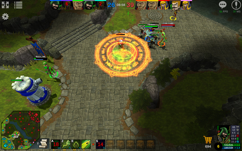 Adversator - Browser WebGL MOBA by Paradoks