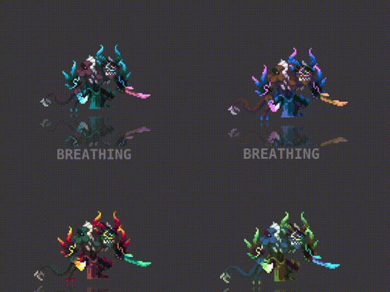 RPG Pixel Art Character - Firehorns by PixelDream