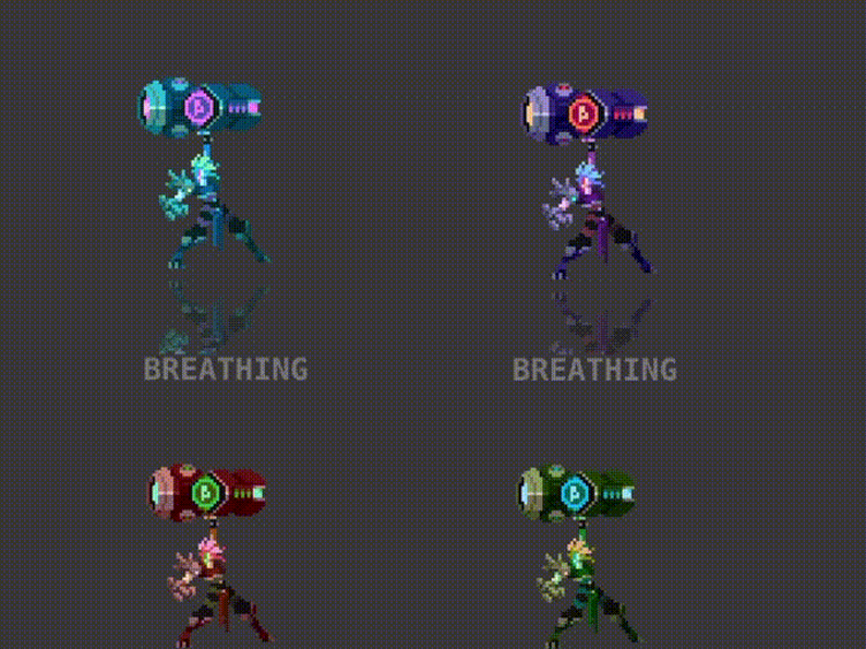 RPG Pixel Art Character - Megablaster by mrjones