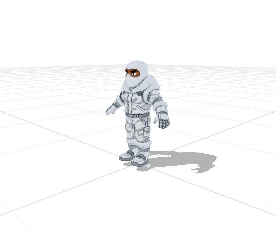 3D Vintage Augmented Snow Soldier Character Rigged Pack – 3D Model with ...