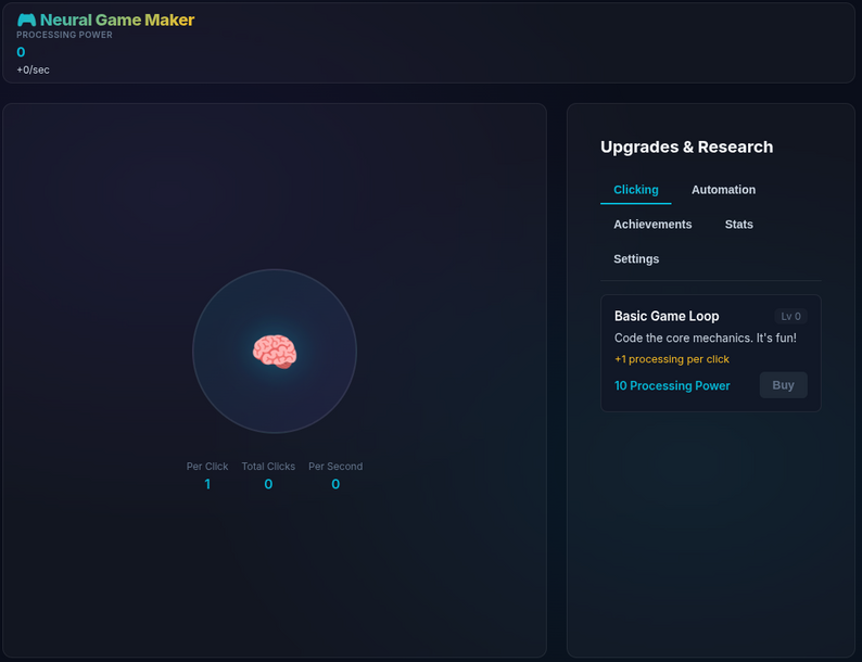 Neural Game Maker by Caraffle