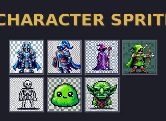 Fantasy RPG Pixel Art Pack - Dungeon Tileset & Character Sprites by ...