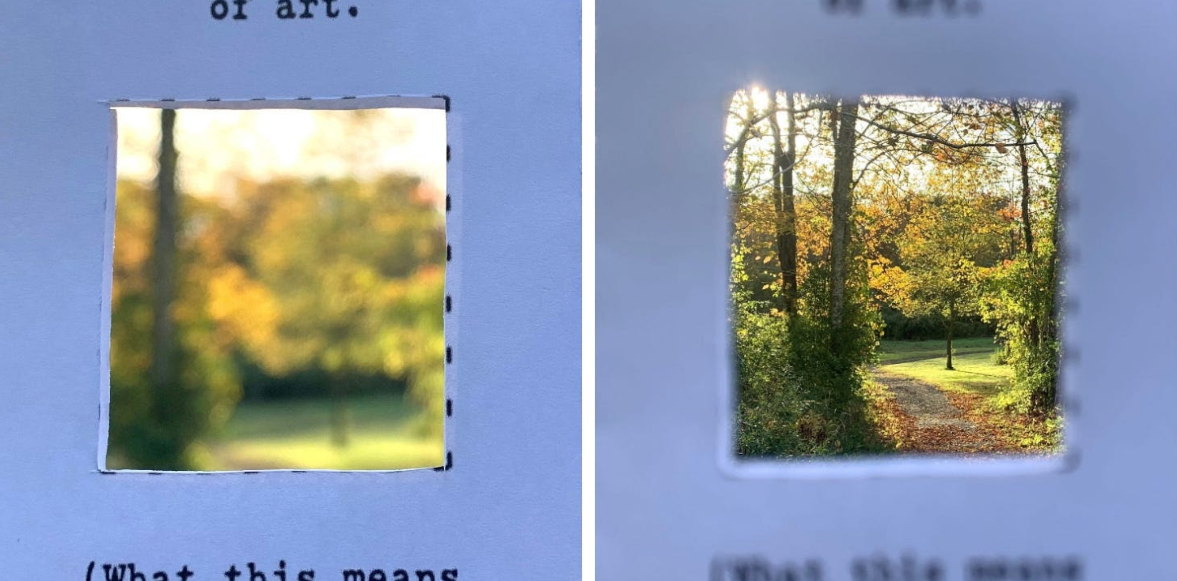 Pocket Viewfinder by abigail oswald