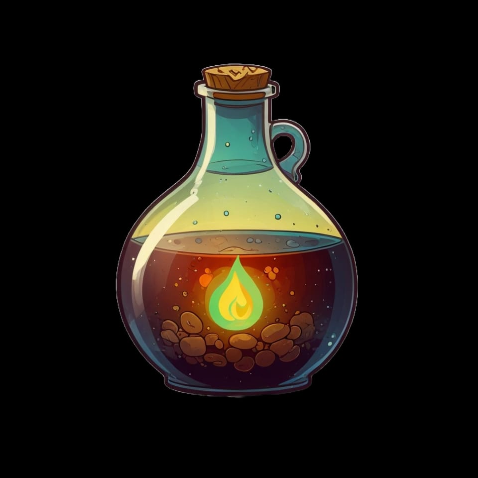 20 Fantasy RPG Potion Icons [4K Ultra HD] by ManaForge Assets